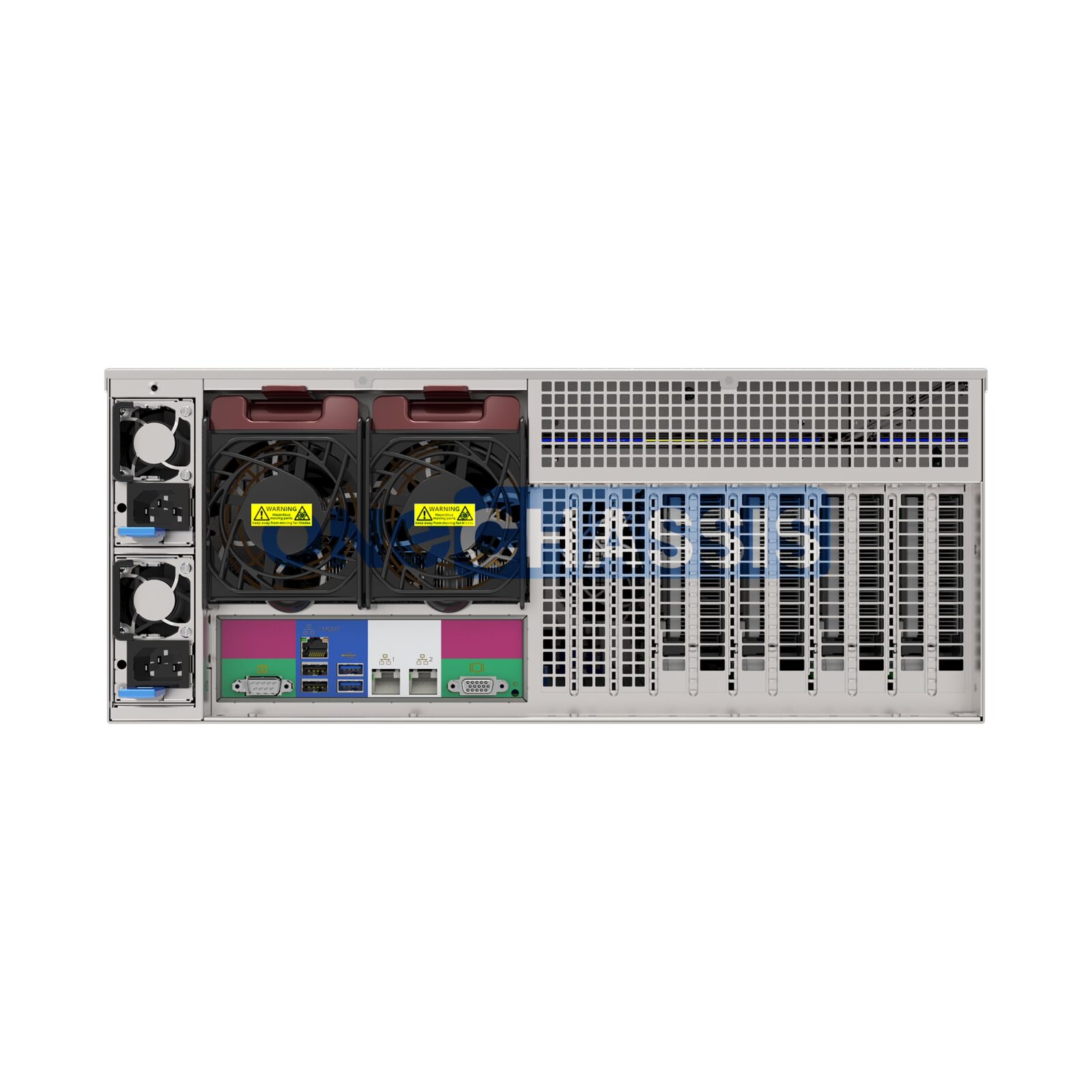 OCG4660-4H12-C 4U Server Chassis | Supports 4x GPUs | 12x Hot-Swap HDD ...