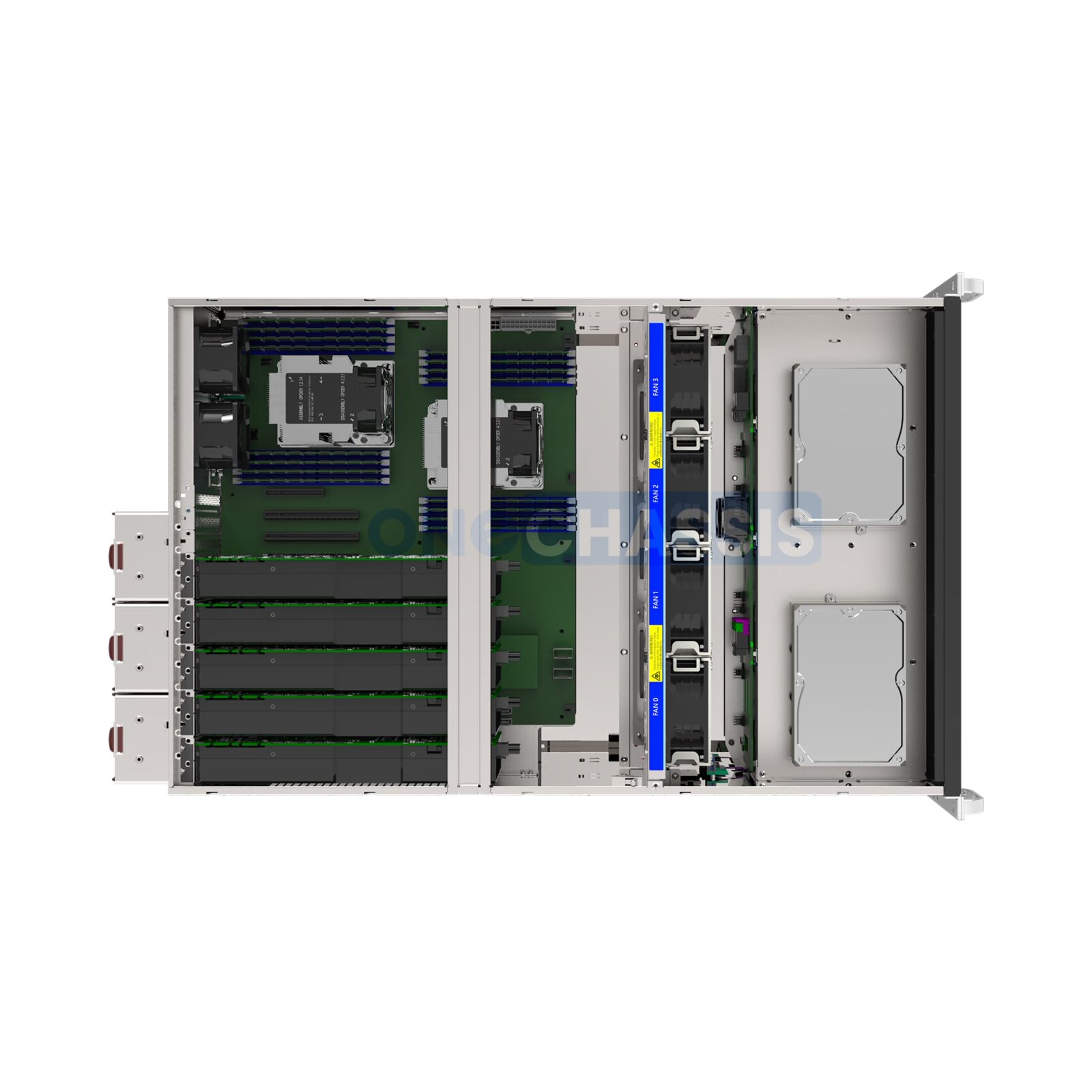 OCG4700-4H12-C 4U Rackmount 5 GPU Server Chassis | Supports 360mm ...