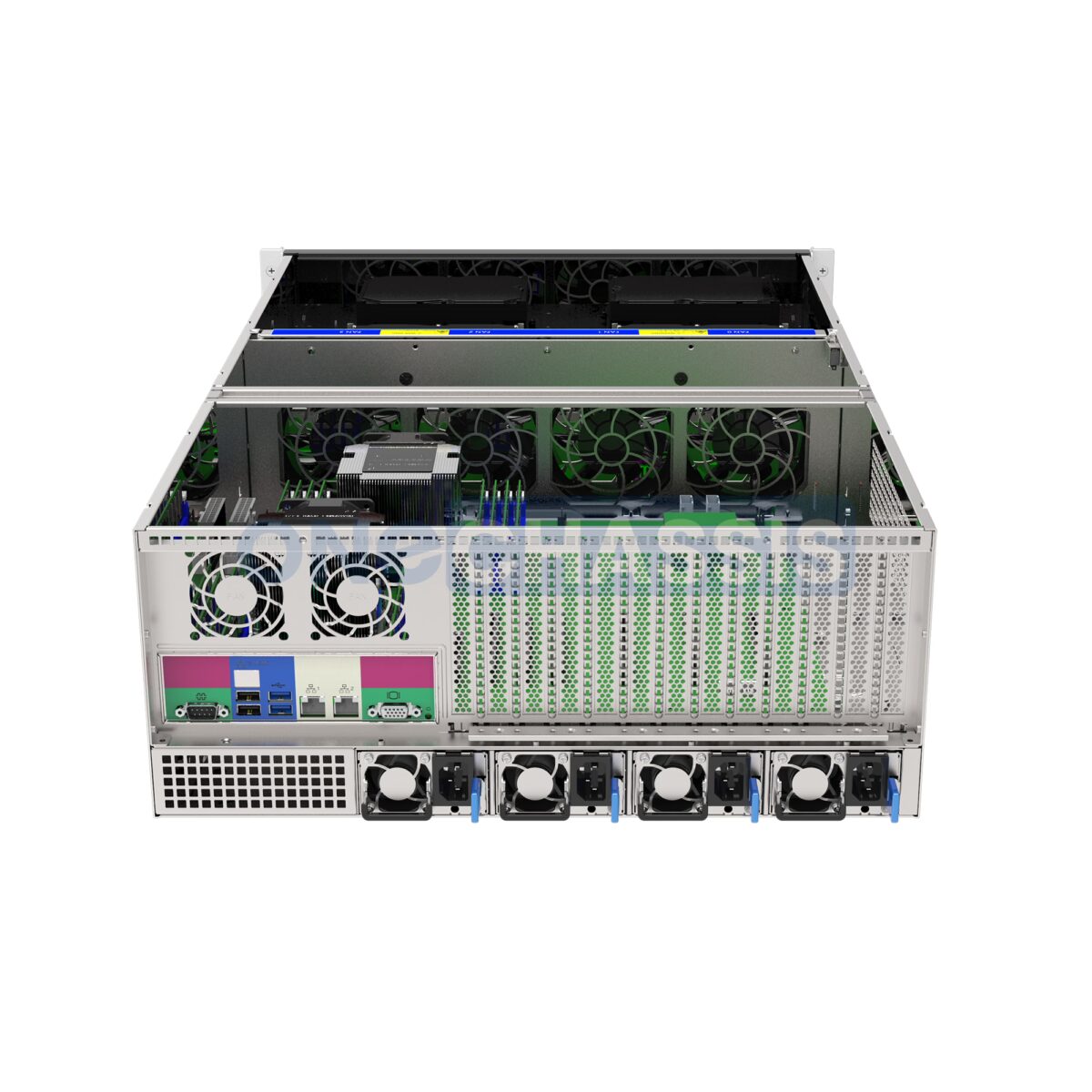 OCG4700-4H12-C 4U Rackmount 5 GPU Server Chassis | Supports 360mm ...