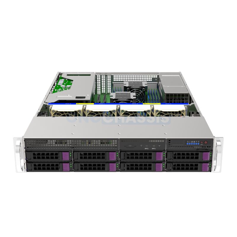 2U Hot-Swap Chassis | 24Bays | NVME U.2 | OCS2650U-H24-T - OneChassis